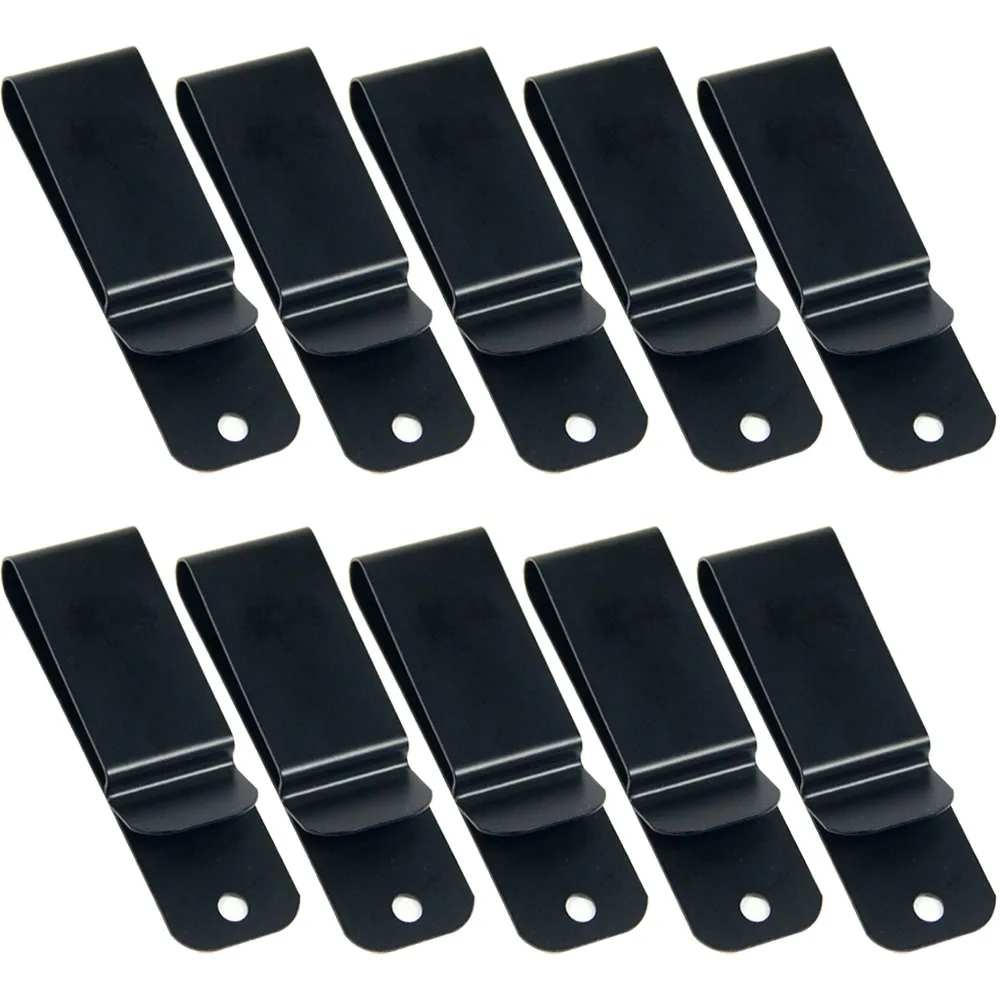 10-Pieces-Metal-Belt-Clip-Clamp-Buckle-Spring-Hook-For-Holster-Kydex ...