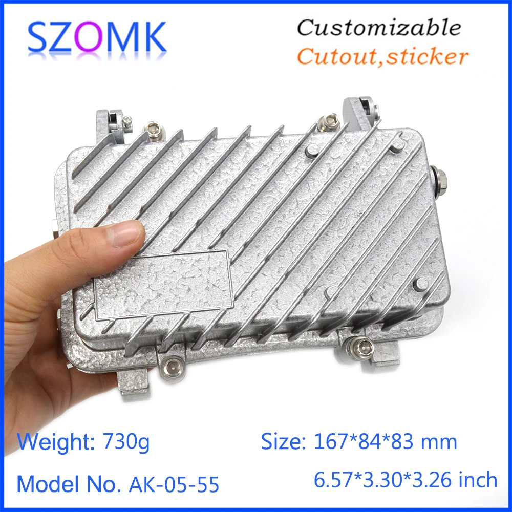 custom aluminium electronics enclosure amplifier die cast aluminum case ...