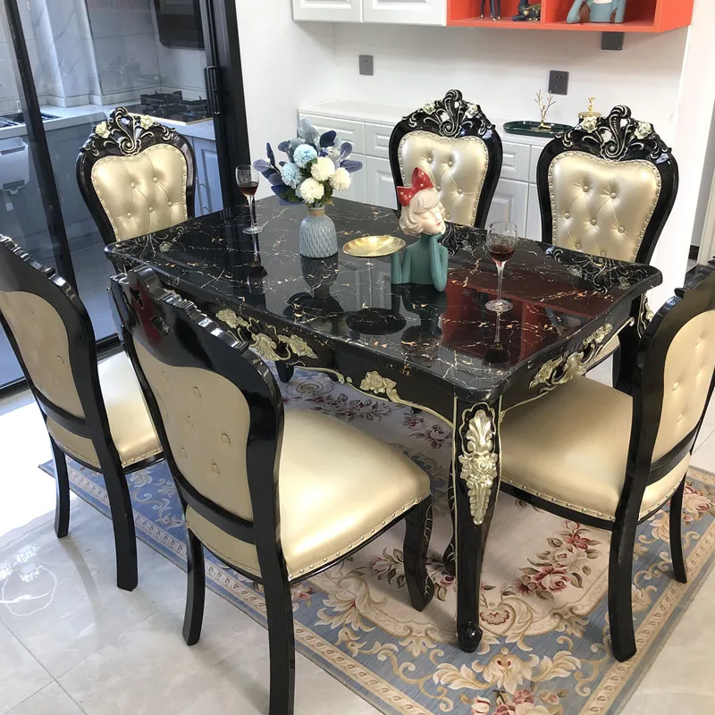 European-style-dining-table-and-chair-household-light-extravagant ...