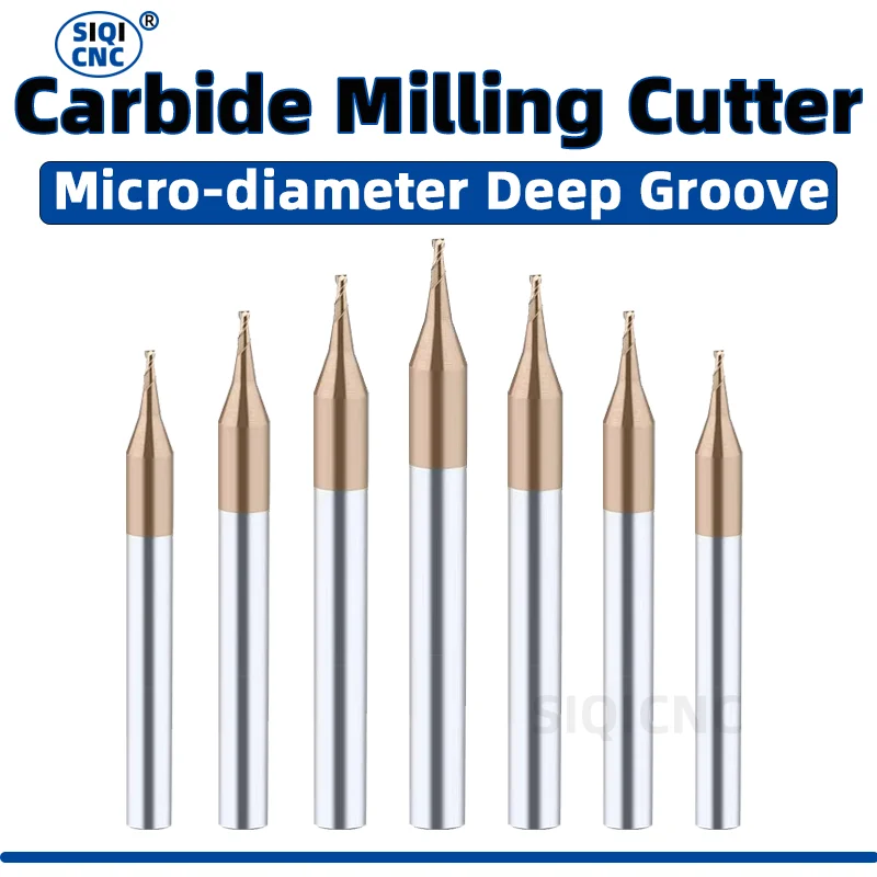 Micro-Flat-End-Mill-2F-Milling-Cutter-HRC-55-Mirco-Carbide-CNC-Deep ...