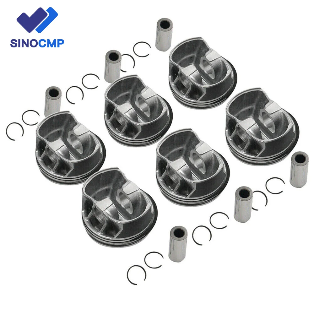 6PCS-Engine-Pistons-Rings-88mm-For-M276-Mercedes-Benz-W205-W212-X166 ...