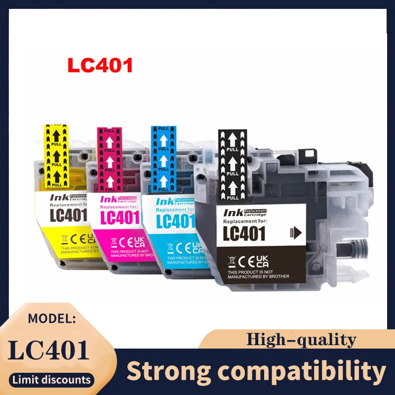 Cartucho-de-tinta-Compatible-con-impresora-Brother-LC401-LC-401-MFC ...
