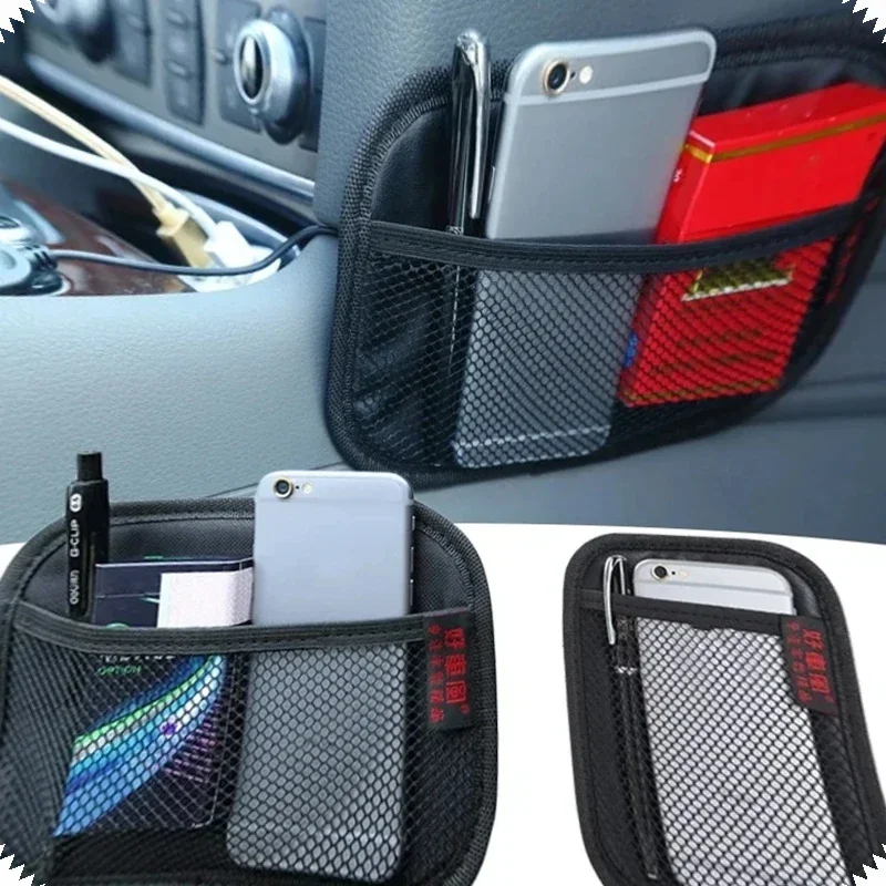 Car-Leather-Mesh-Bag-Storage-Oxford-Fabric-Bag-Auto-Interior-Organizer ...