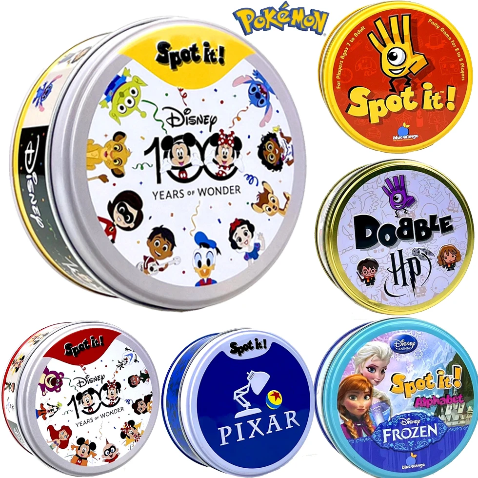 59styles-Dobble-Spot-It-100-Years-Disney-Princess-Paw-Patrol-Pixar ...