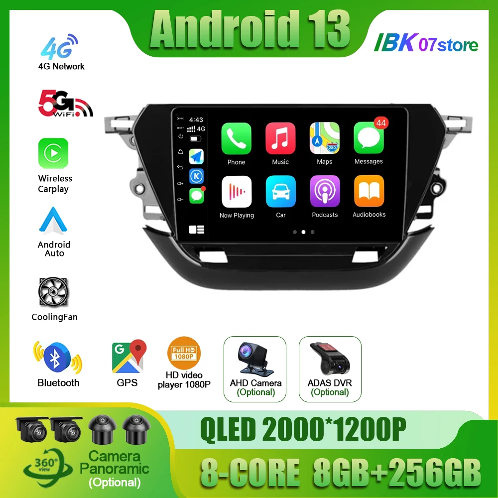 Android-13-For-Opel-Corsa-F-2019-2023-Touch-Screen-Autoradio-Car-Stereo ...