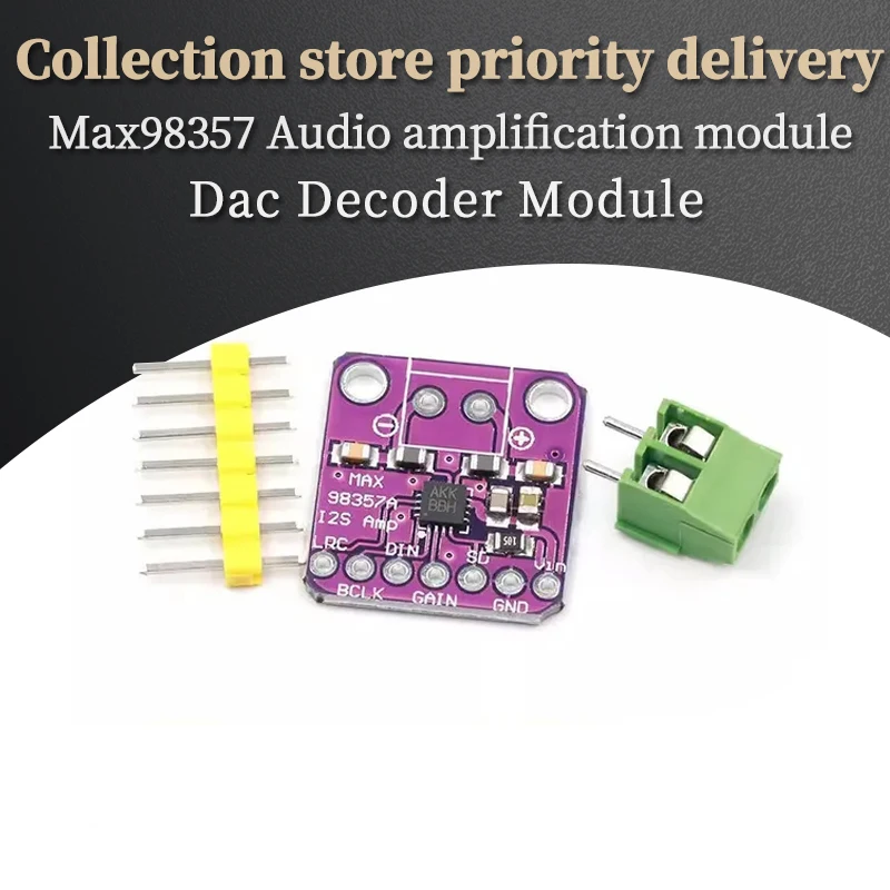 Max98357-I2S-3W-Class-D-Amplifier-Breakout-Interface-Dac-Decoder-Module ...