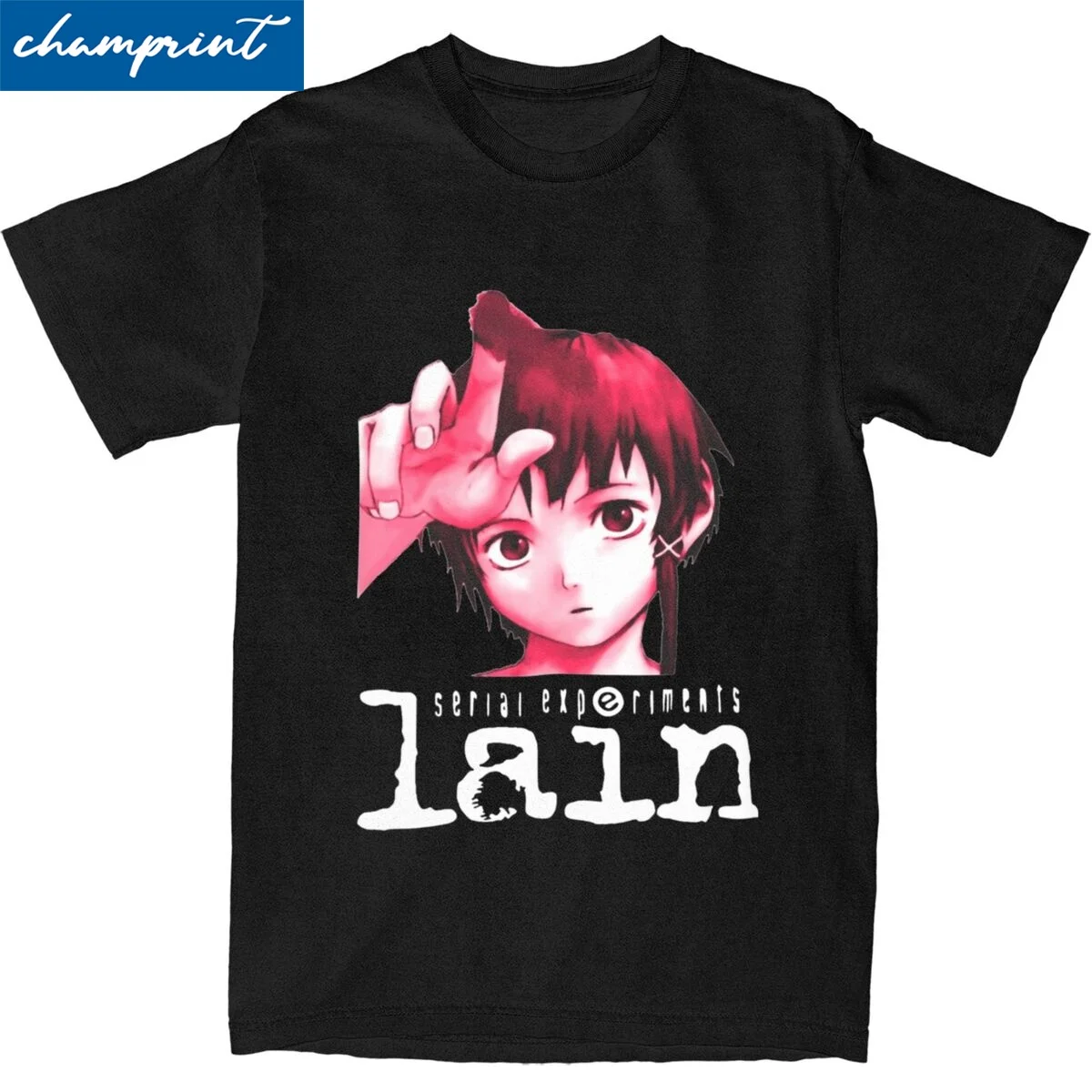 Funny-Serial-Experiments-LAIN-Manga-T-Shirt-Unisex-100-Cotton-Short ...