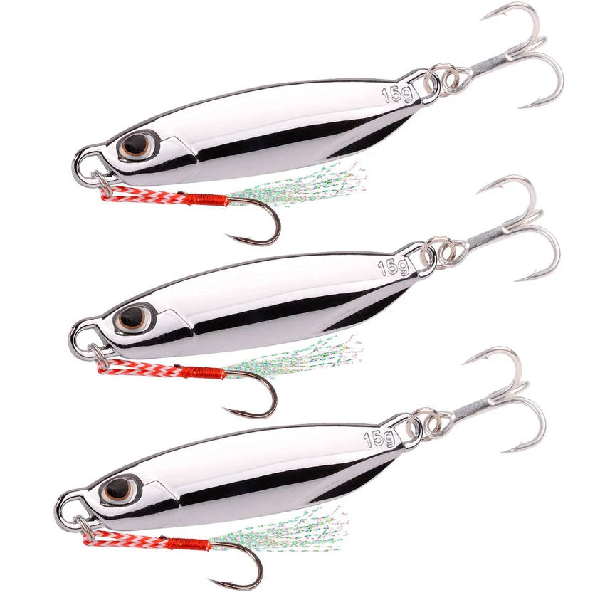 Plating-Jigging-Metal-Jig-Lure-7g-40g-Silver-Metal-Fishing-Lures ...