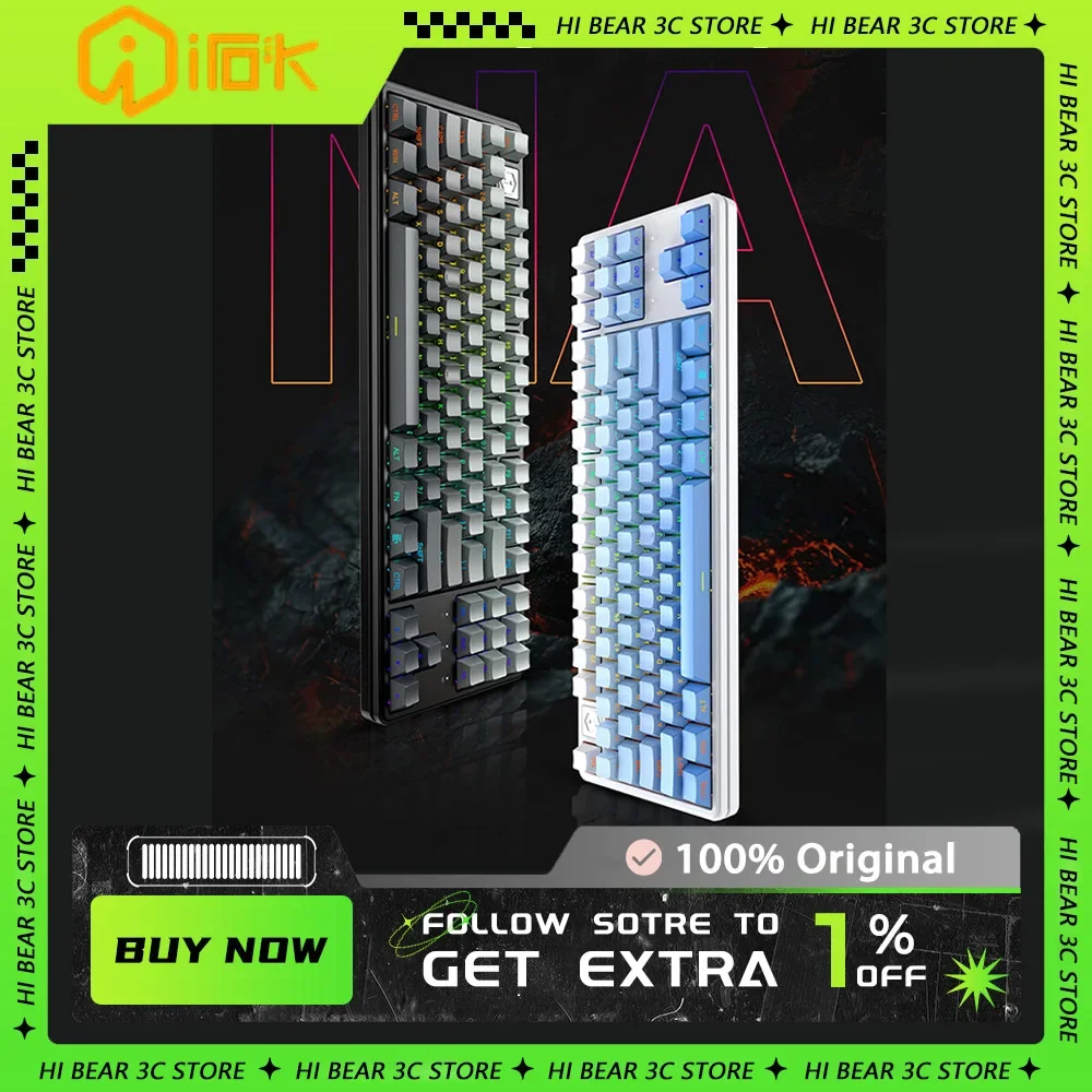 Irok-NA87Pro-Magnetic-Switch-Mechanical-Keyboard-8KHz-Gamer-Keyboard ...