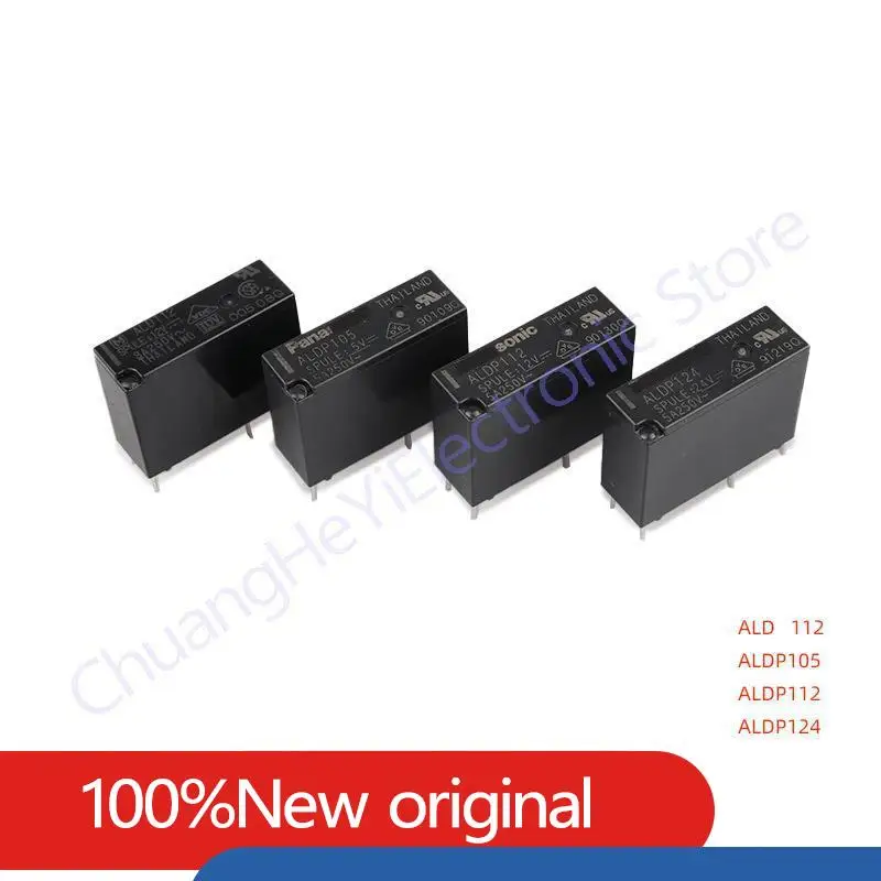 5pcs/lot New Original relay ALDP105 ALDP112 ALDP124 5A 250V 4PIN 5V 12V ...
