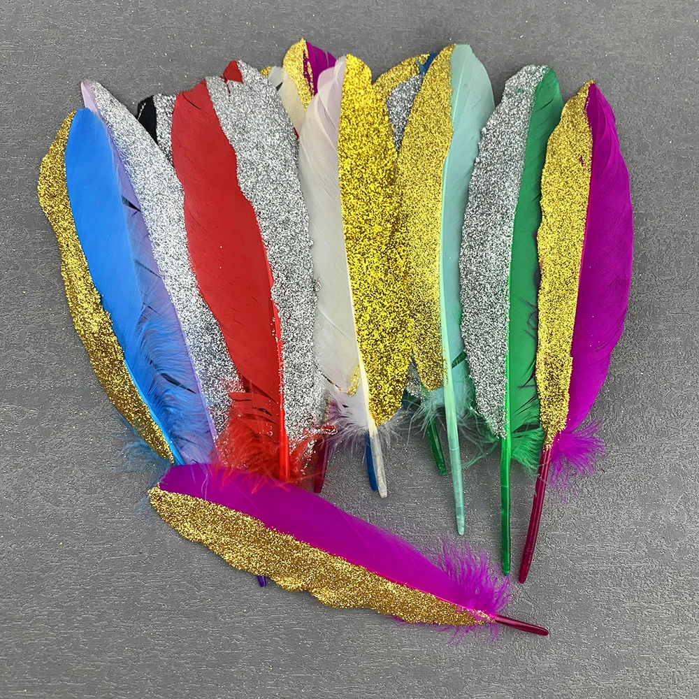 13-18cm-5-7Iinch-Part-Dipped-Half-Dipped-Gold-Silver-Powder-Symmetry ...