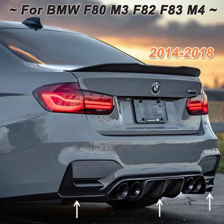 Car-Rear-Bumper-Diffuser-Spoiler-Lip-Splitter-Rear-Bumper-Lip-Protector ...