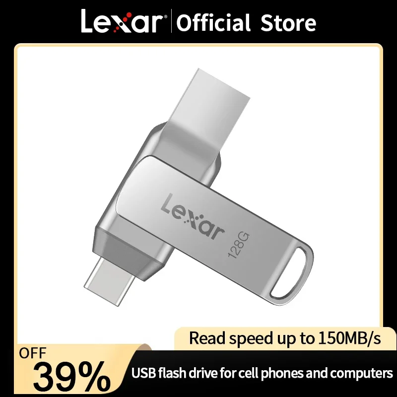 Lexar-JumpDrive-D40T-Encrypted-Metal-Pen-Drive-USB-3-2-Type-C-Type-A ...