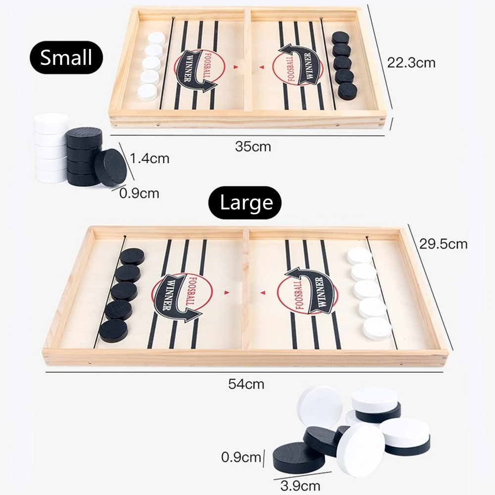 Generic Wooden Hockey Table Game Foosball Winner Board Game Rapid Sling ...