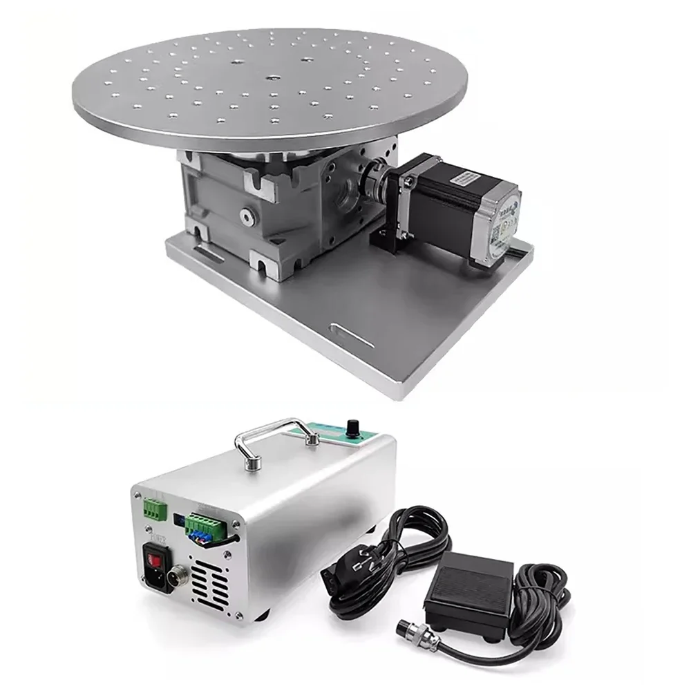 FD-L300 Electric Rotary Table Diameter 300MM Multi-Station Rotating ...