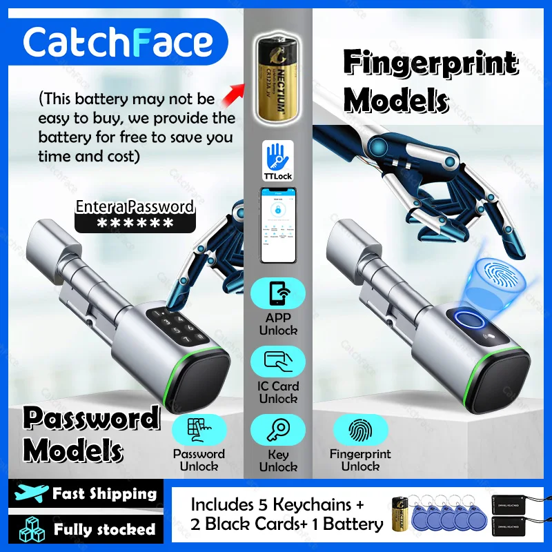 Euro-TTLock-cerradura-electr-nica-inteligente-con-huella-dactilar-o ...