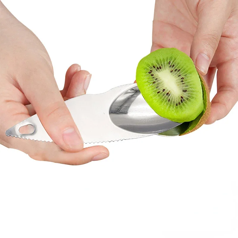 Stainless-Steel-Kiwi-Blade-Kiwifruit-Cut-Spoon-cutter-peeling-scoop ...