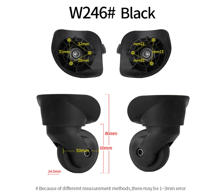 Suitable for Samsonite trolley case wheel accessories replacement ...