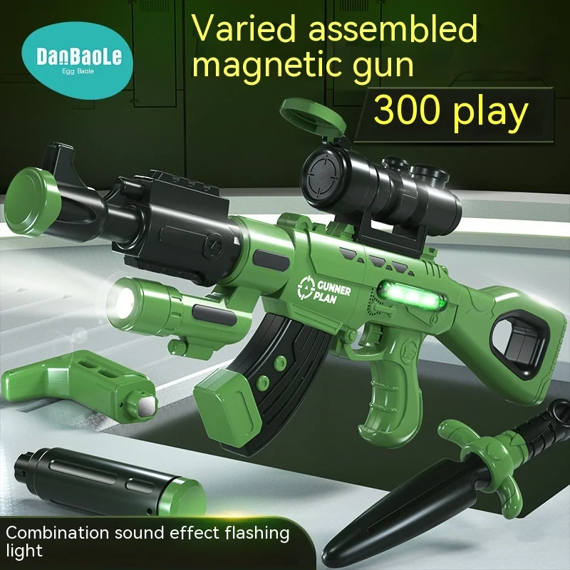 Children-s-Variety-Of-Safety-Magnetic-Assembled-Assault-Toy-Gun ...