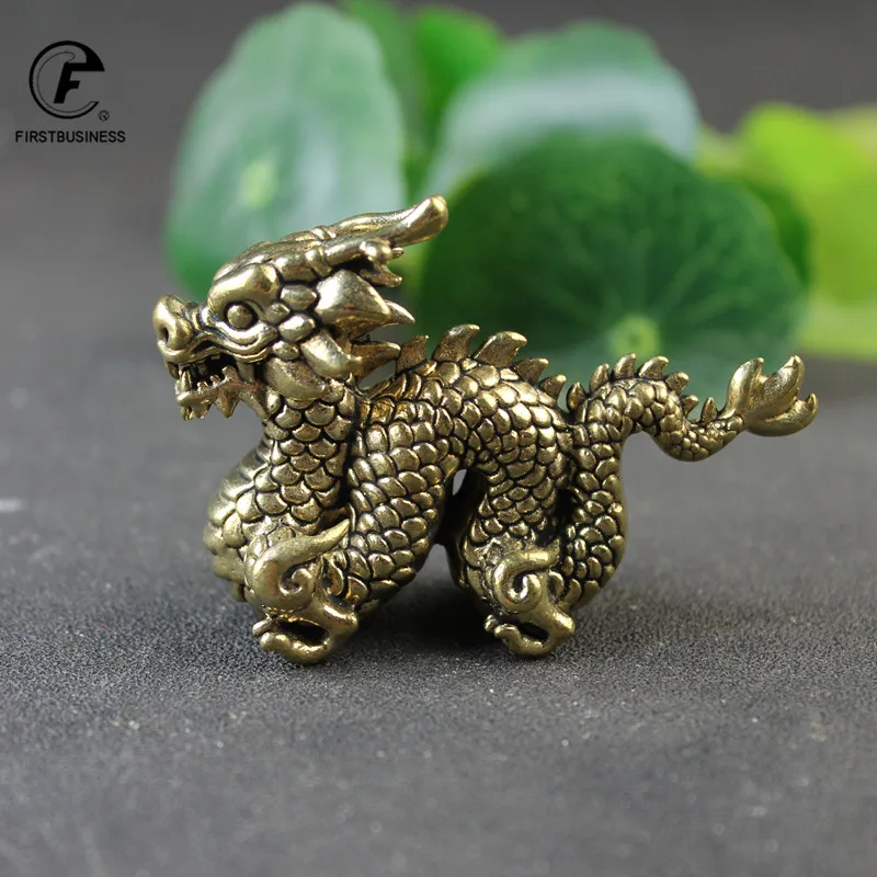 Estatua-de-drag-n-de-Animal-m-tico-chino-adorno-de-bronce-antiguo ...