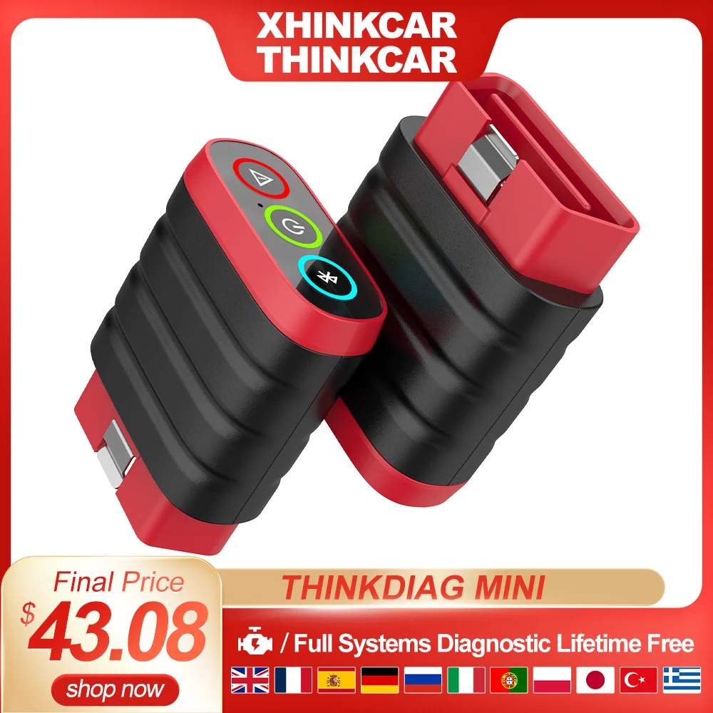 Thinkcar – Thinkdiag Mini Scanner Pour Voiture, Outil De Diagnostic ...