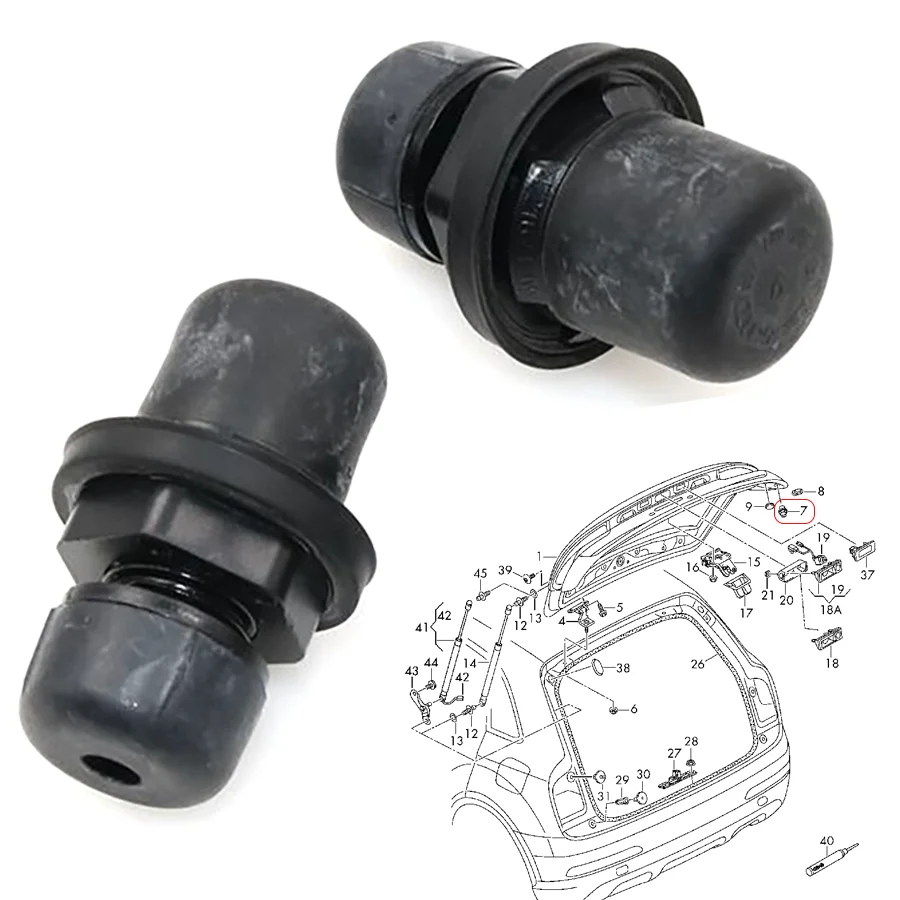 Wooeight-Tampas-ajust-veis-do-tronco-do-bloco-de-amortecimento-almofada ...