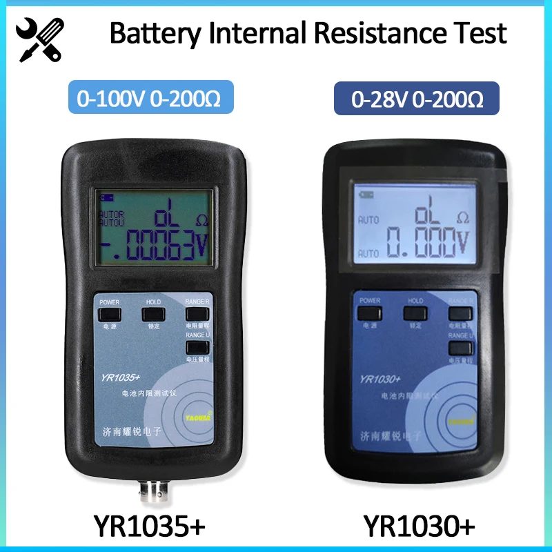 4-Wire YR1035+/YR1030+ Lithium Battery Internal Resistance Test 100V ...