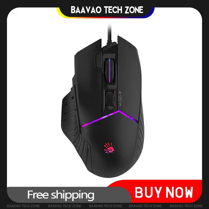 New-Bloody-W95-Max-Gaming-Mouse-Rgb-Light-Ergonomic-Low-Delay-Wired ...