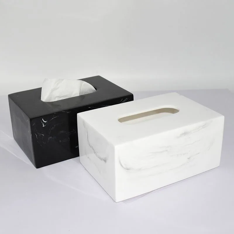 Nordic-Marble-Texture-Resin-Tissue-Box-Creative-Decoration-Home-Living ...