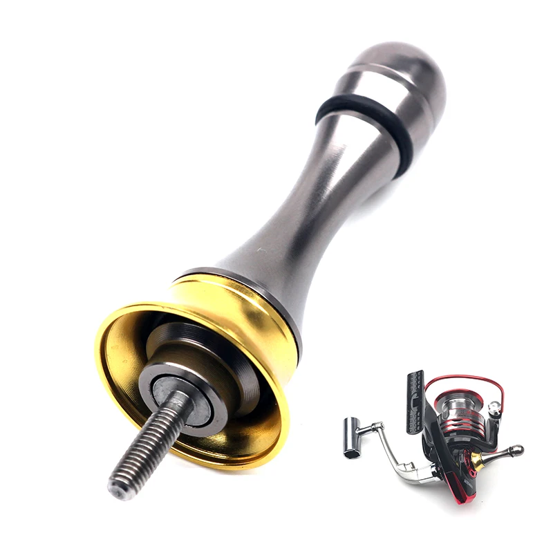 Rompin metal reel support handle balance for spinning wheel, light ...