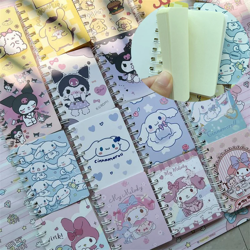 Cartoon-Miniso-Sanrio-Notebook-Hello-Kitty-Kuromi-Cinnamoroll-Kawaii ...