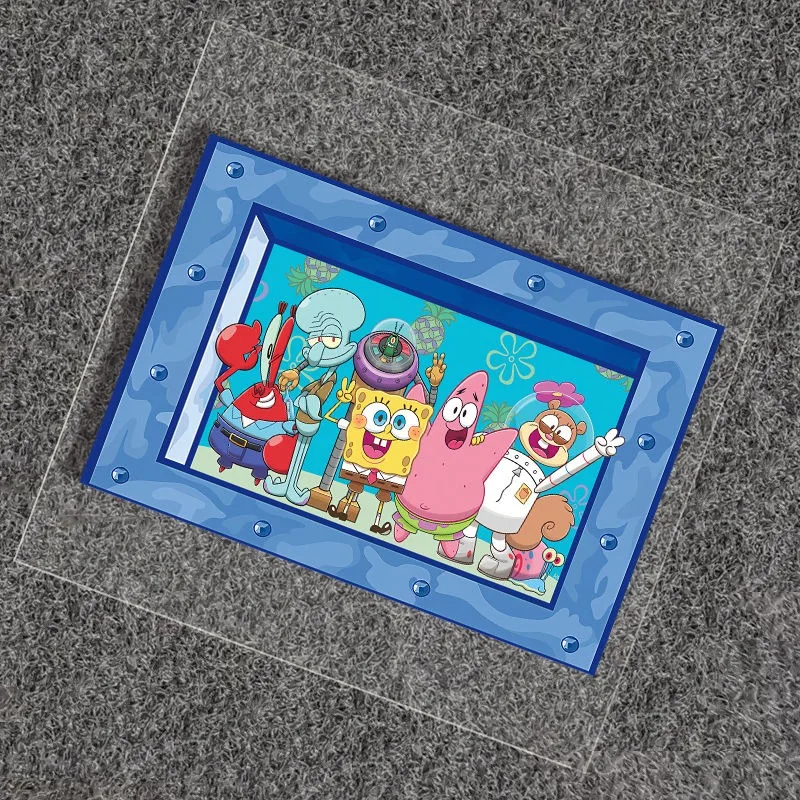 Cartoon-Cute-SpongeBob-SquarePants-Patrick-Star-Stickers-Electric-Car ...
