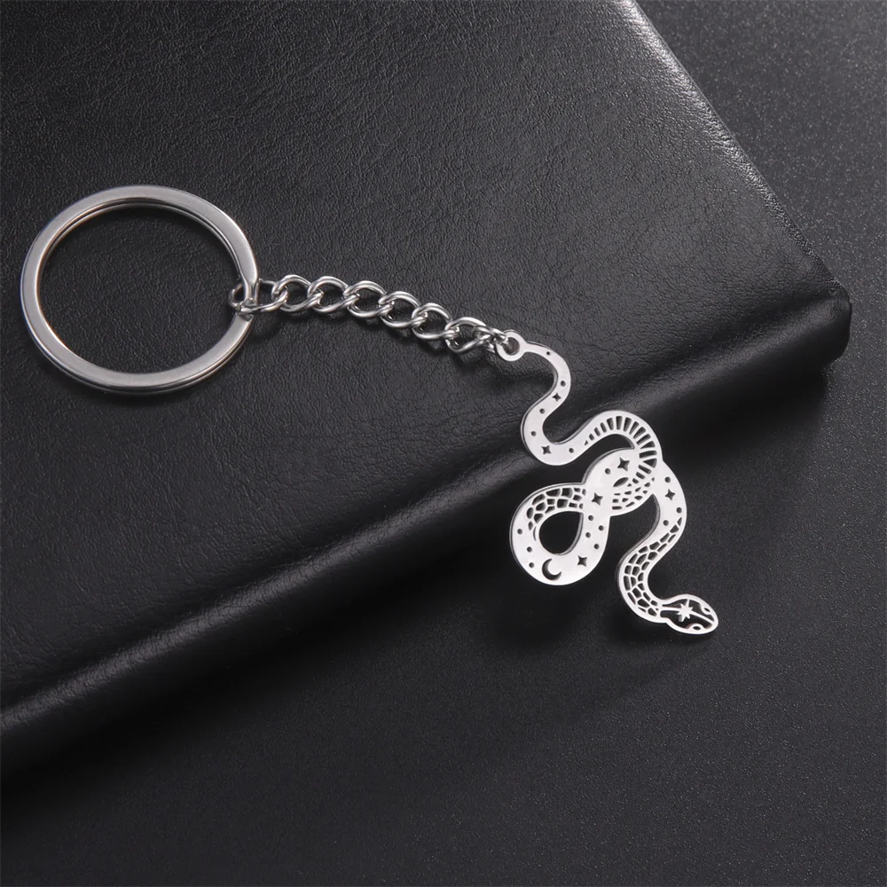 EUEAVAN-Punk-Gothic-Snake-Dangle-Keychain-Vintage-Animal-Serpent ...