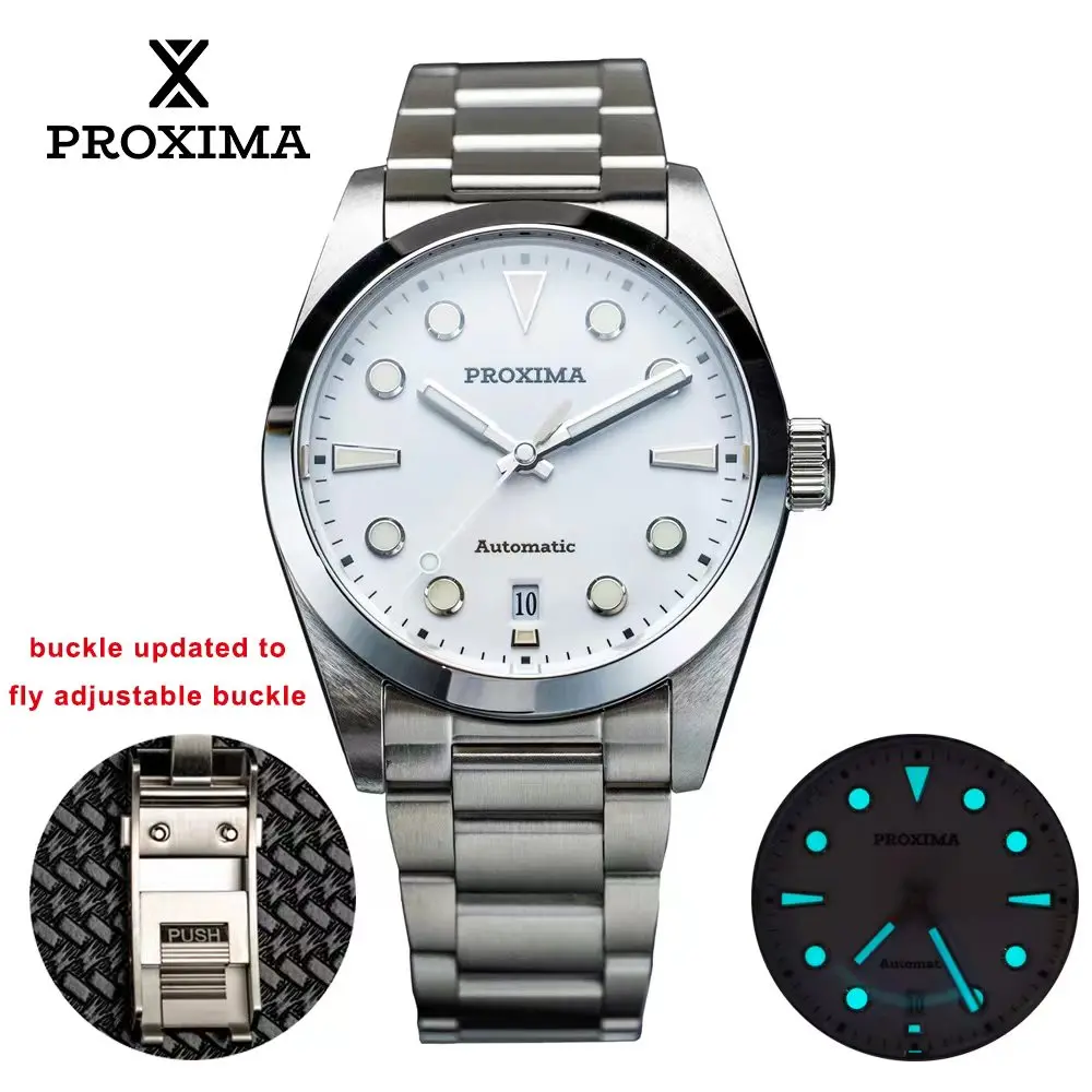 PX1690-2A-37MM-Proxima-Vintage-Men-Automatic-Mechanical-Watches-PT5000 ...
