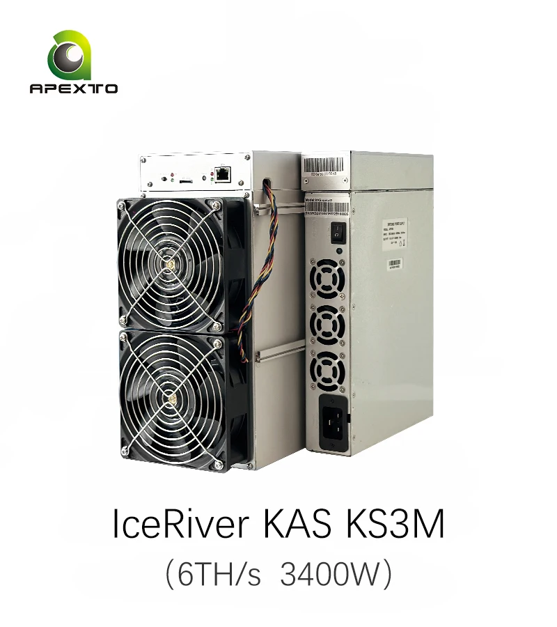 New-IceRiver-Miner-KS3M-6TH-S-3400W-h-KAS-Coin-Asic-Mining-Machine ...