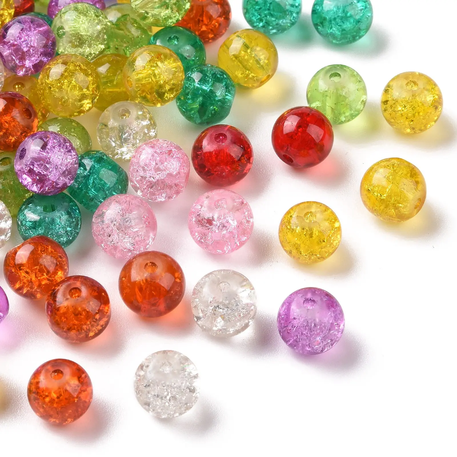 4mm-6mm-8mm-10mm-Round-Crackle-Glass-Beads-Loose-Spacer-Beads-Mixed ...
