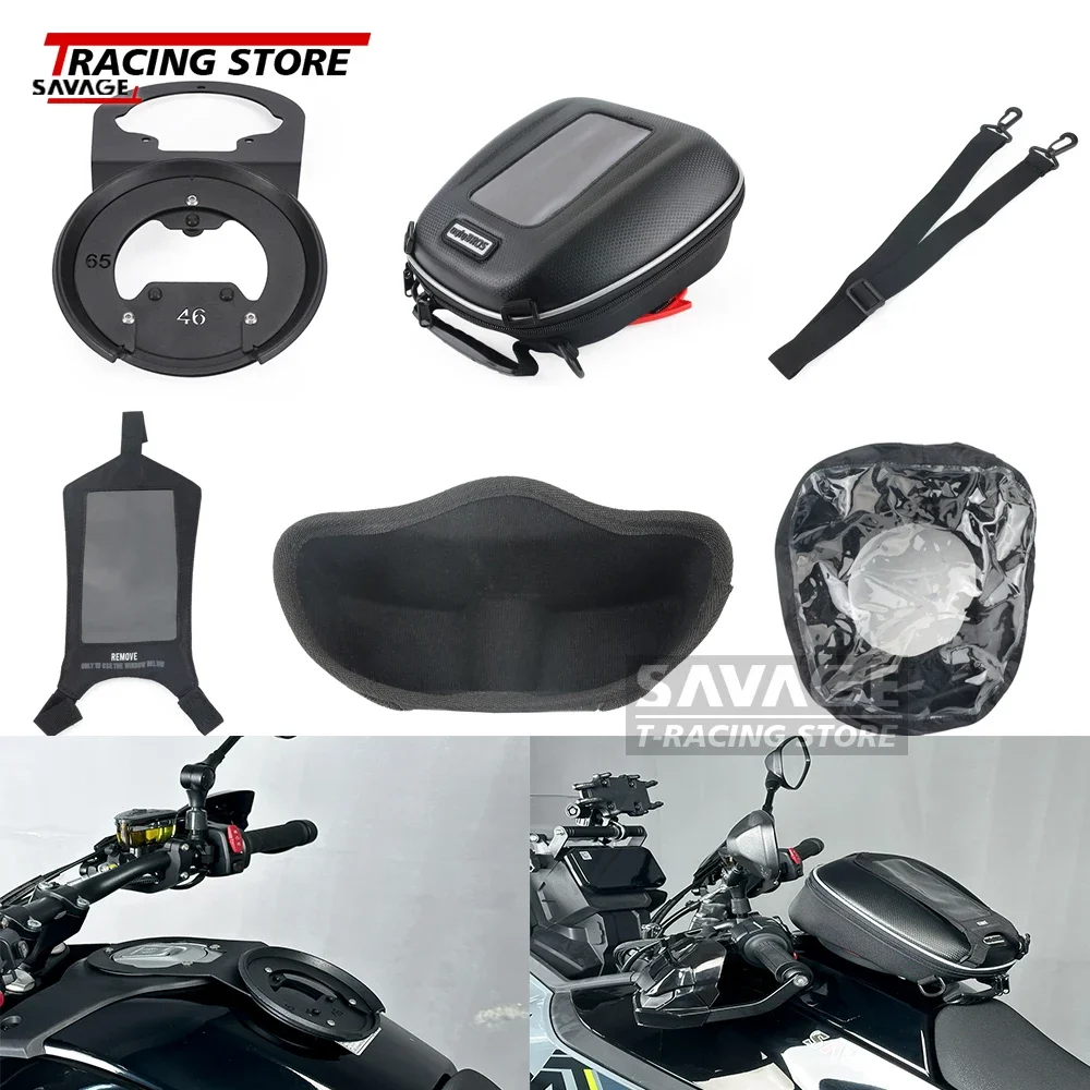 2024-450MT-Motorcycle-Gas-Tank-Bag-With-Tanklock-Ring-For-CFMOTO-450-MT ...