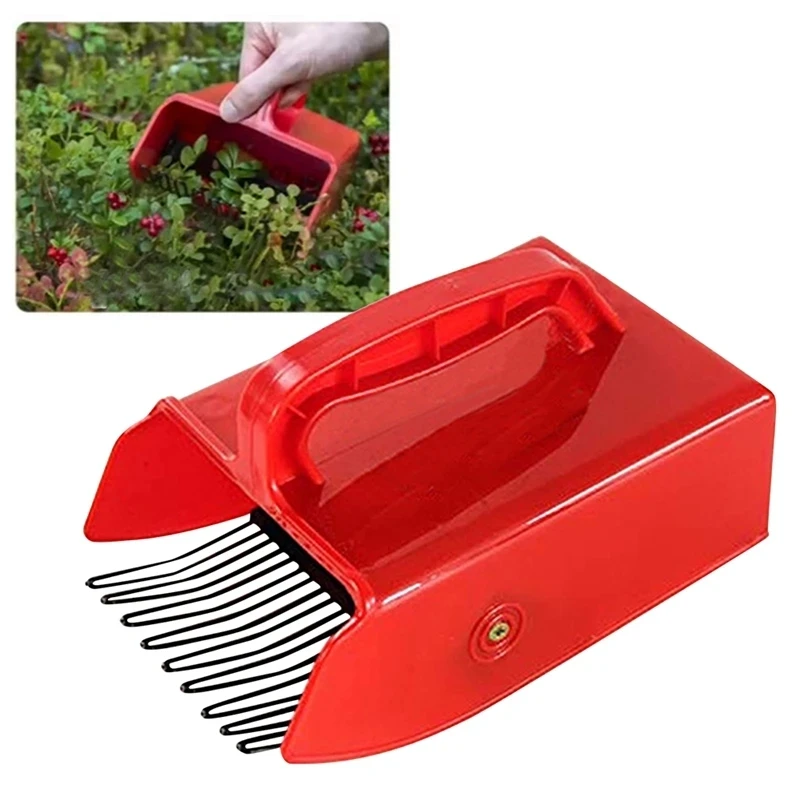 1PCS-Portable-Berry-Pickers-Metal-Comb-Rakes-Picking-Fruit-Collecting ...