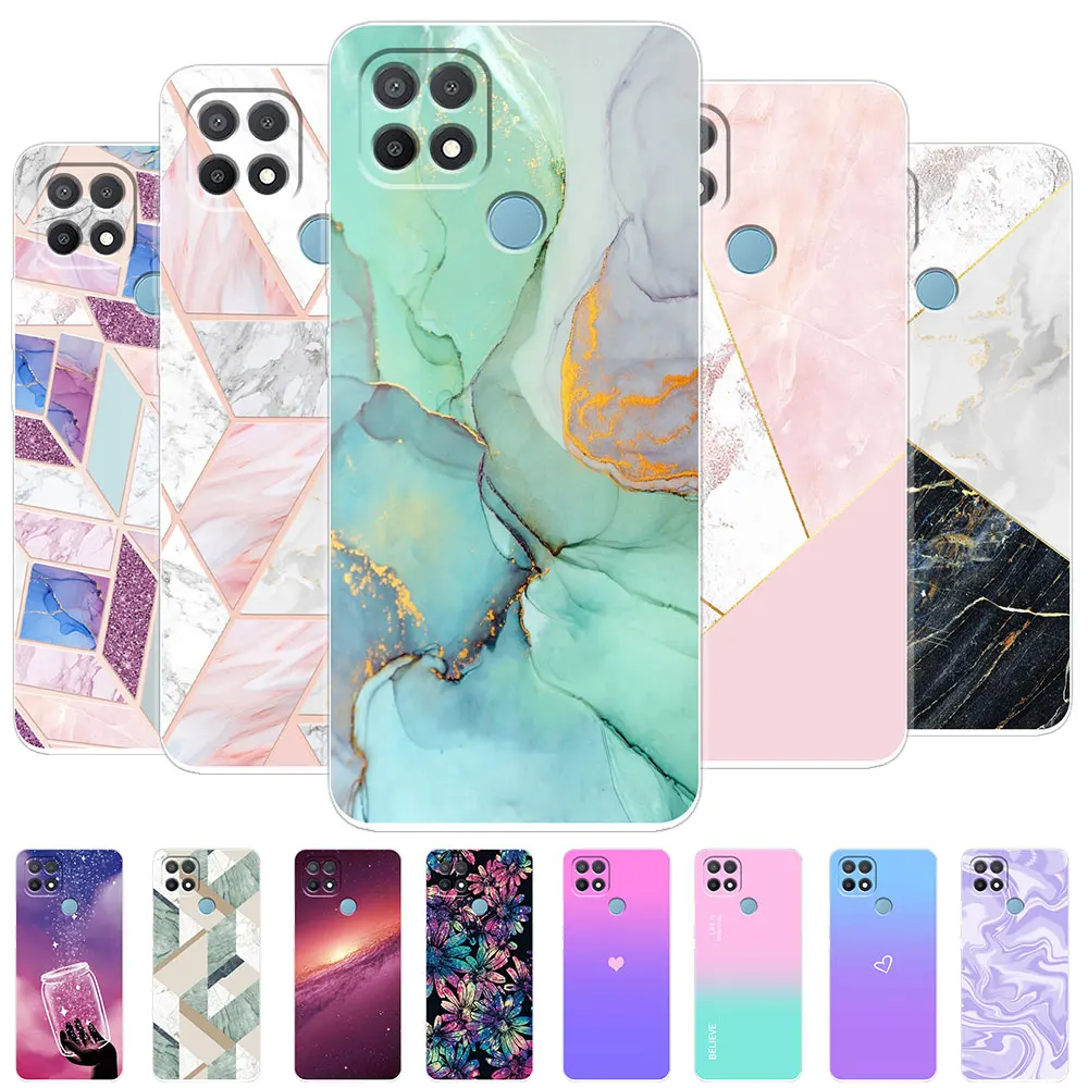 For-OPPO-A15-Case-For-OPPO-A15S-Beautiful-Transparent-Phone-Case-For ...
