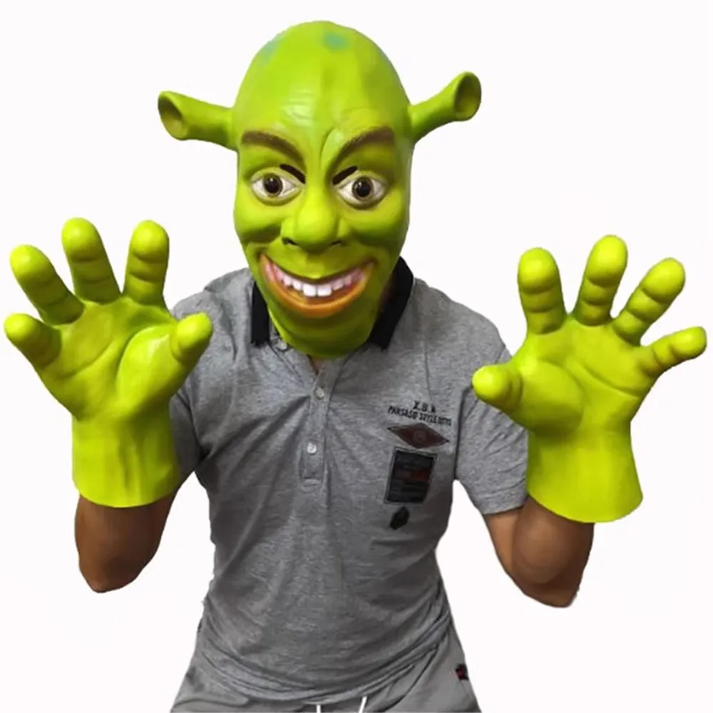 M-scara-De-Shrek-verde-para-Halloween-pel-cula-Cosplay-fiesta ...