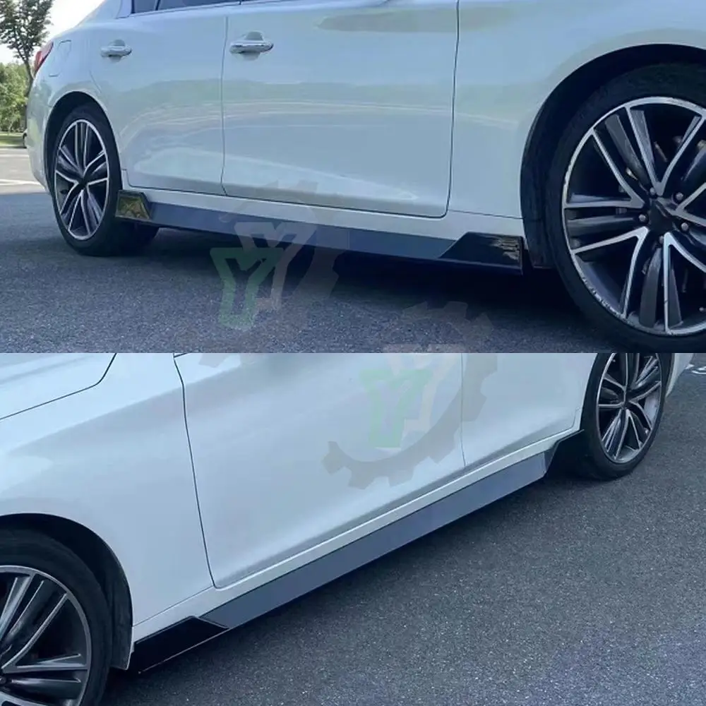 4PCS-Car-Side-Skirts-Fenders-Splitter-Sports-Styling-Lower-Split-Type ...