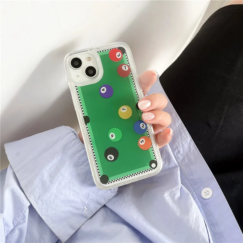 Creativity-billiards-Liquid-quicksand-Dynamic-Phone-Case-For-iphone-13 ...