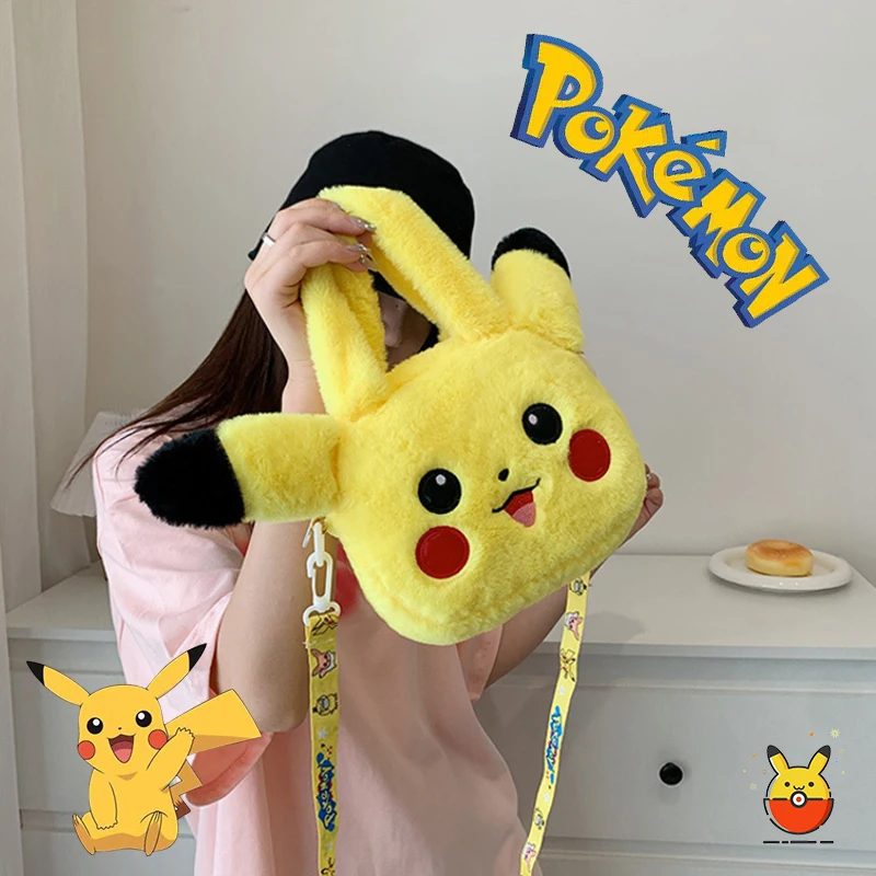 Handbag Plush Girl | Pocket Monster Bag | Pikachu Shoulder | Pikachu ...