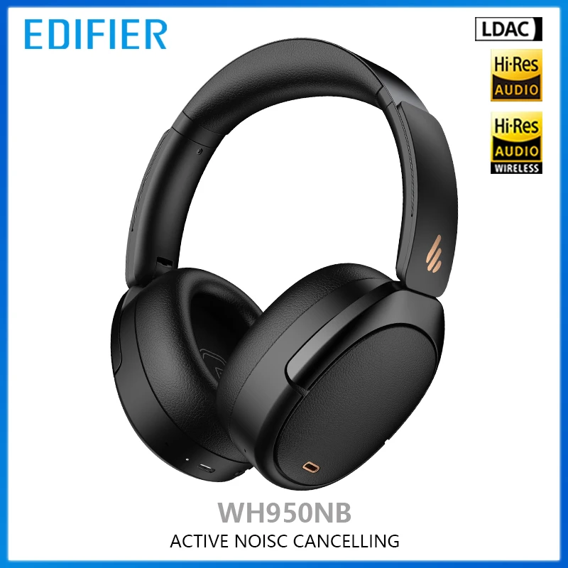 Edifier WH950NB Active Noise Cancelling Wireless Headphones Bluetooth 5 ...