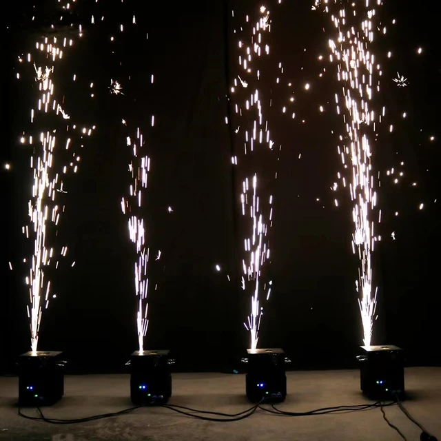 small 2 in 1 double hand held cold spark machine fountain cheap new ...