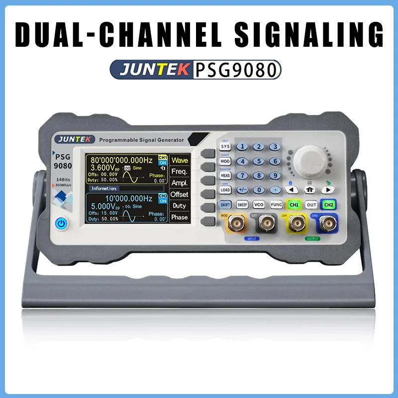 JUNTEK-PSG9080-Dual-Channel-Waveform-Frequency-Meter-80M-Programmable ...