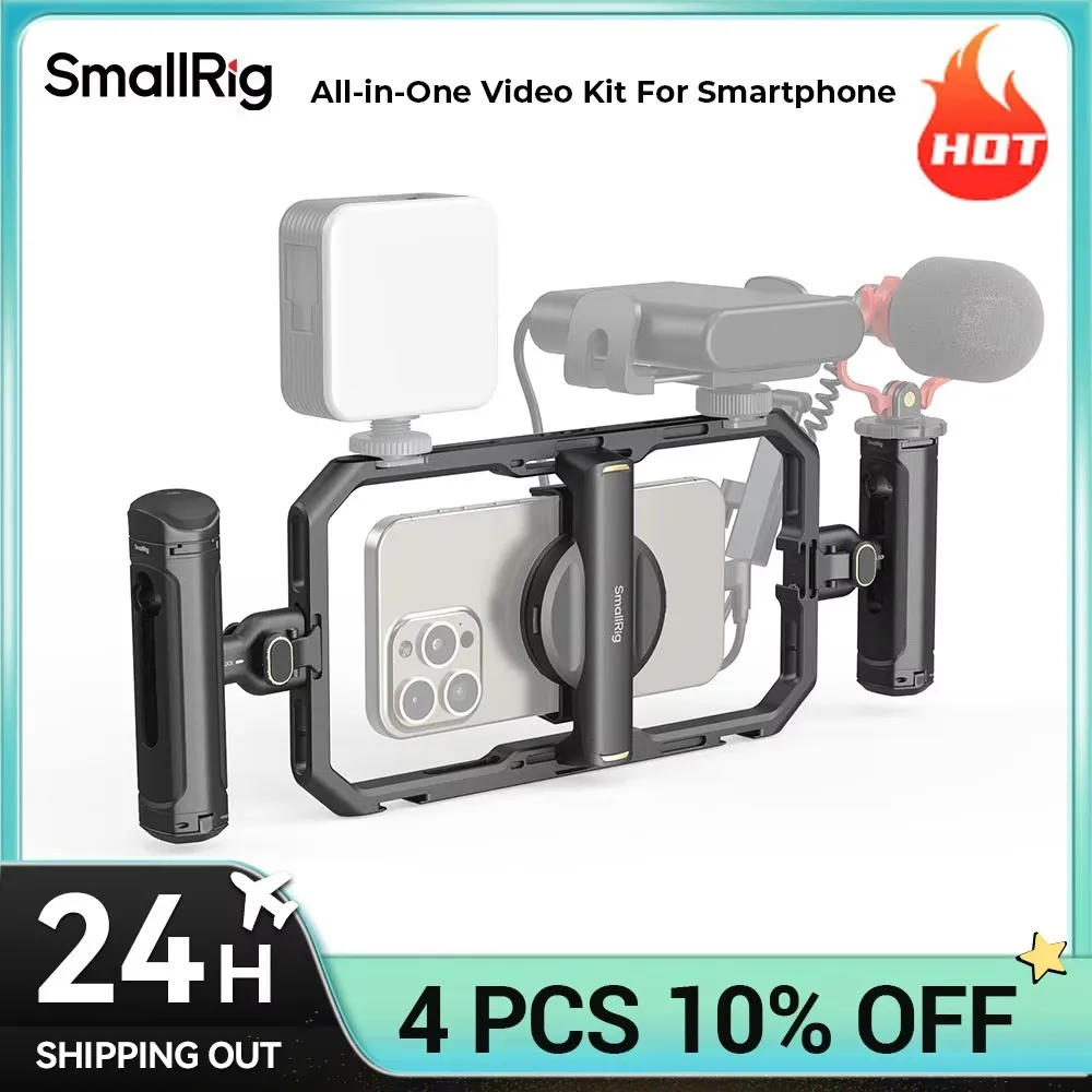 SmallRig-Universal-All-in-One-Video-Cage-Kit-Aluminum-Smartphone-Video ...