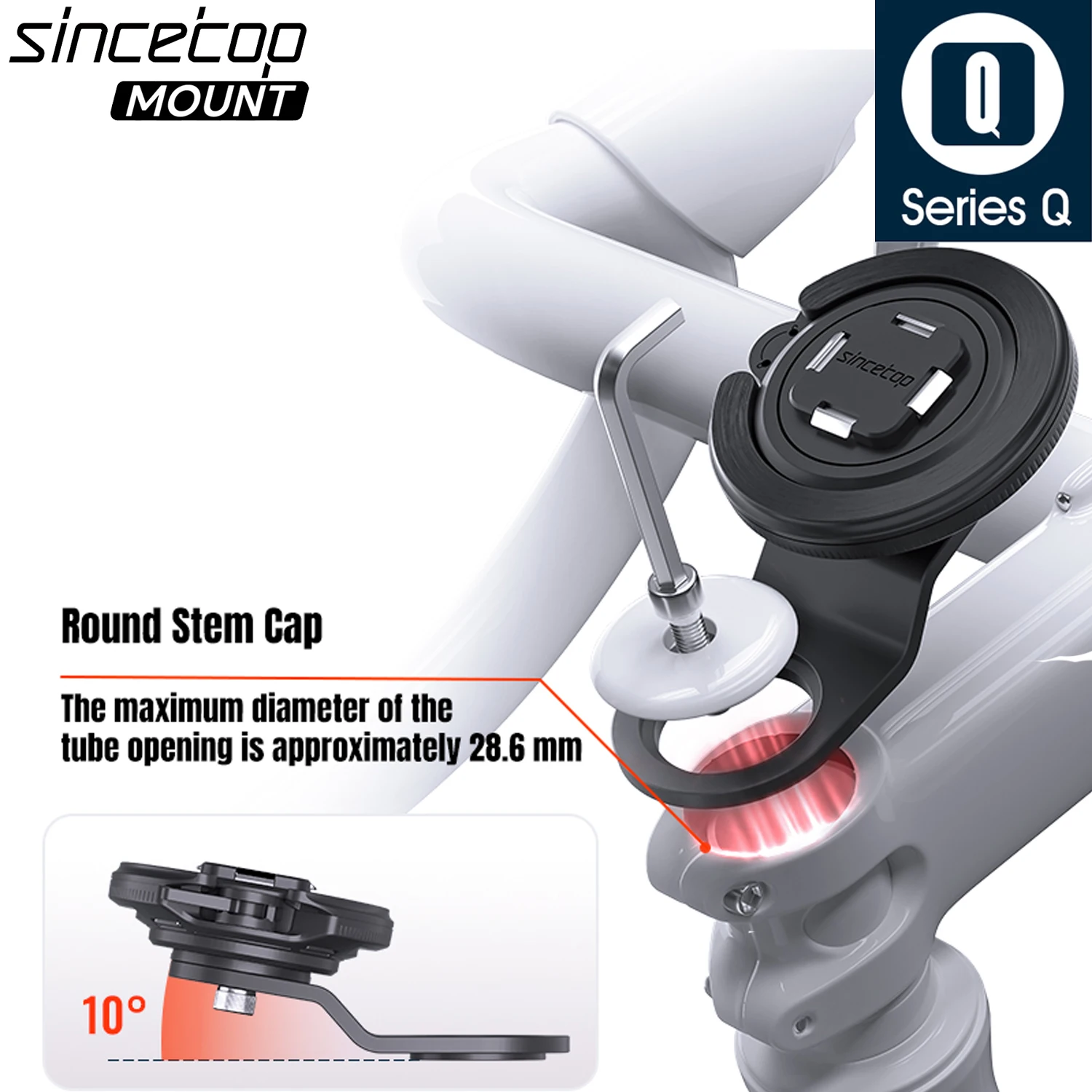 For Magnetic Bike Phone Mount for Handlebar Stem - Universal Road & MTB ...