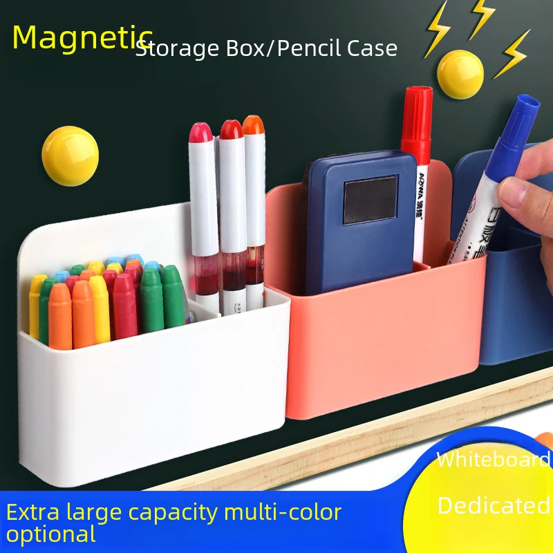 Magnetic-Attraction-Pen-Holder-For-Students-Small-Size-Wall-Mounted ...