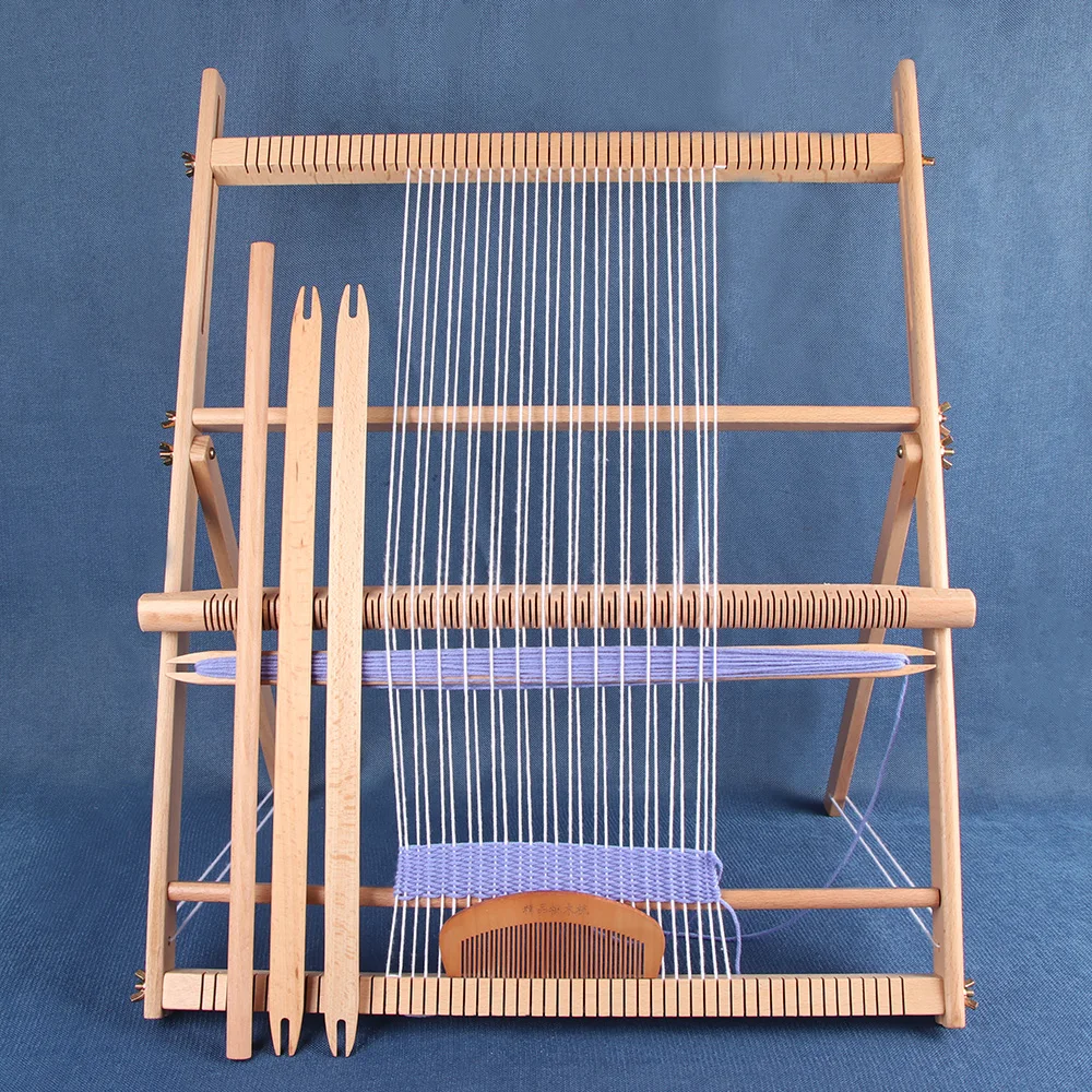 Weaving Loom Kit for Beginners, With Stand , Tapestry, Large Woven Wall ...